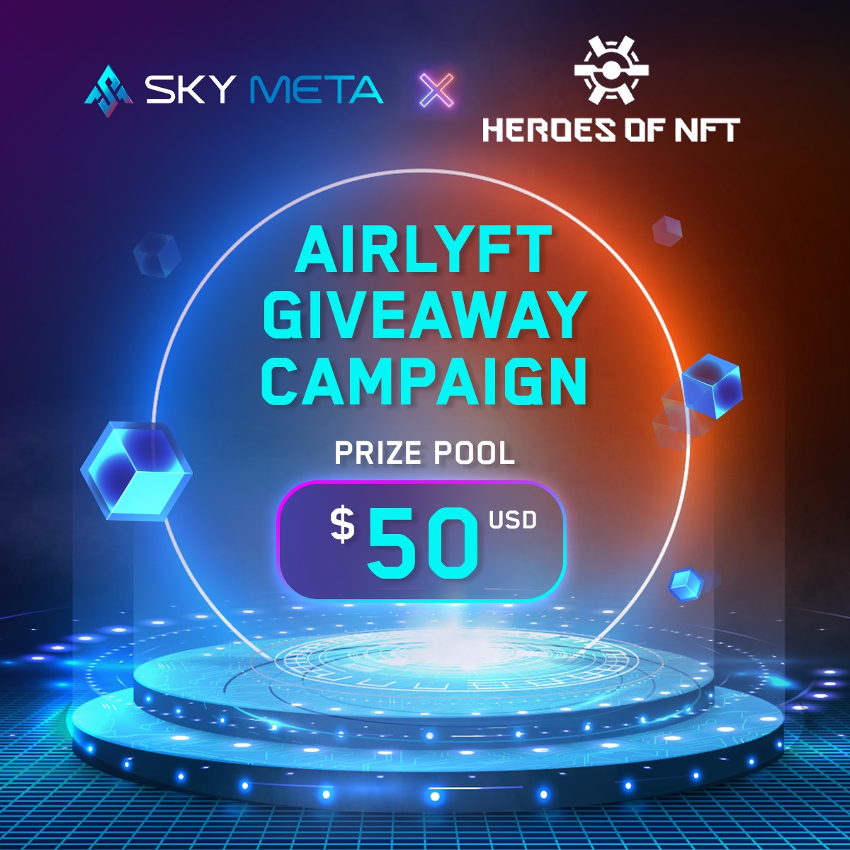 Heroes of NFT Sky Meta AirLyft Campaign by Sky Meta